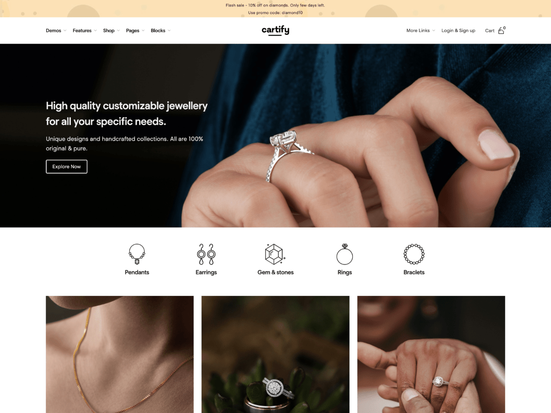 Cartify – Multipurpose WooCommerce Gutenberg Theme for WordPress